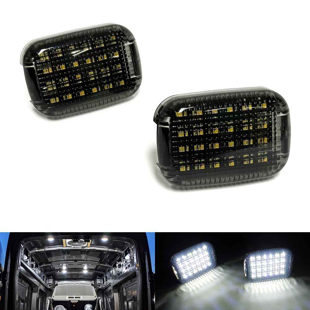 2x LED Interior Courtesy Cargo Load Space Area Dome Light White For ...