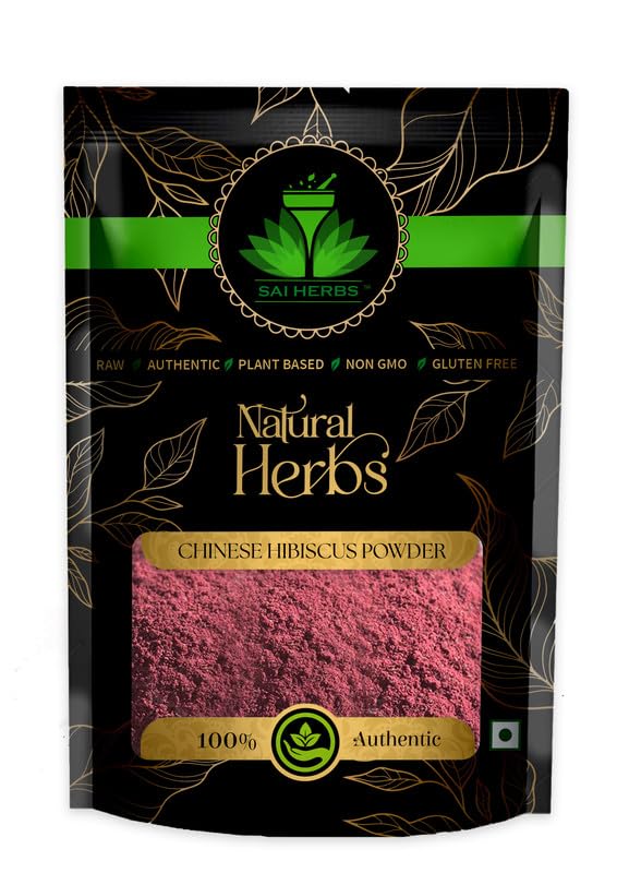 SAI HERBS Chinese Hibiscus Powder - China Rose Powder - Rose Mallow ...