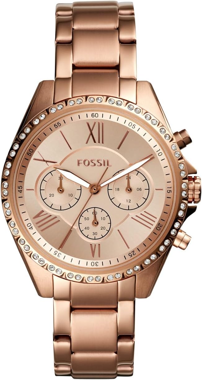 Fossil Modern Courier Stainless Steel Analog Women's Watch BQ3377 (Rose ...