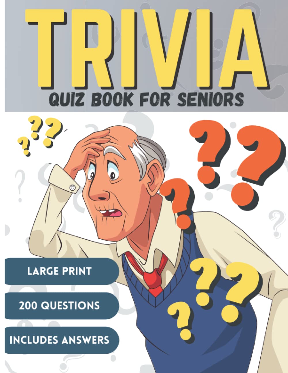 Trivia Book for Seniors: Large Print Trivia Quiz Book for Seniors ...