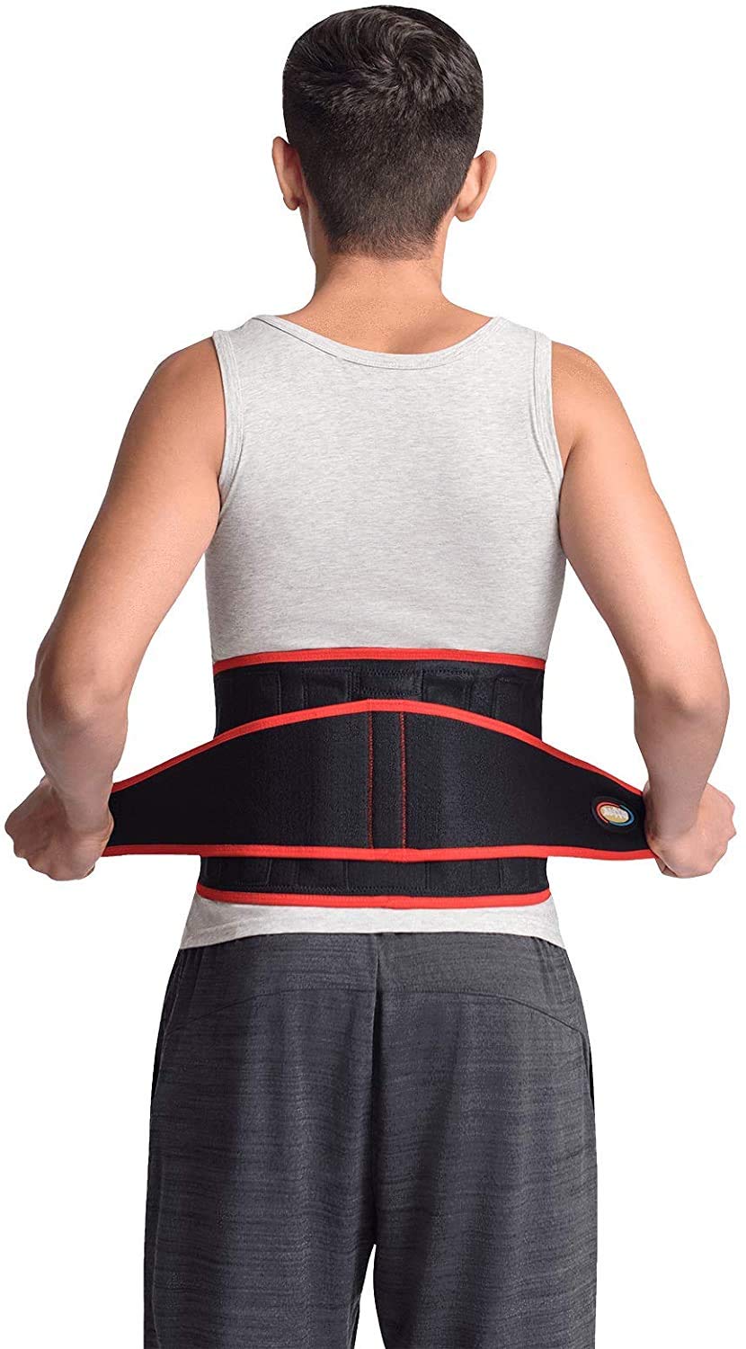MAXAR Bio-Magnetic Airprene Back Brace W/Powerful 18 Magnets, Ideal ...