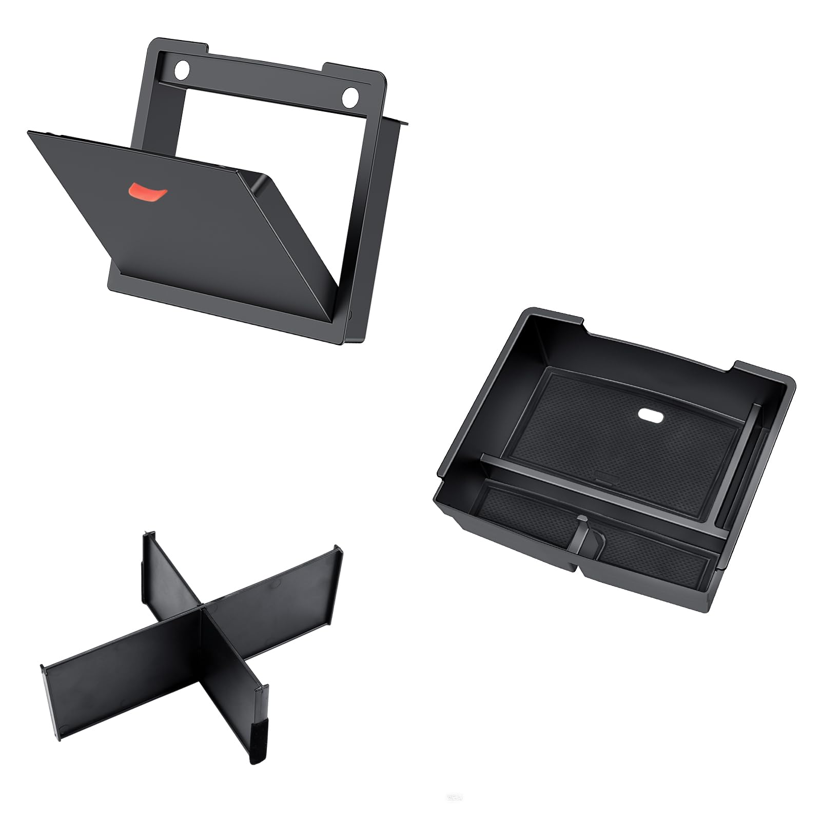 Snapklik.com : Center Console Divider Organizer For 2024 2025 Toyota Tacoma