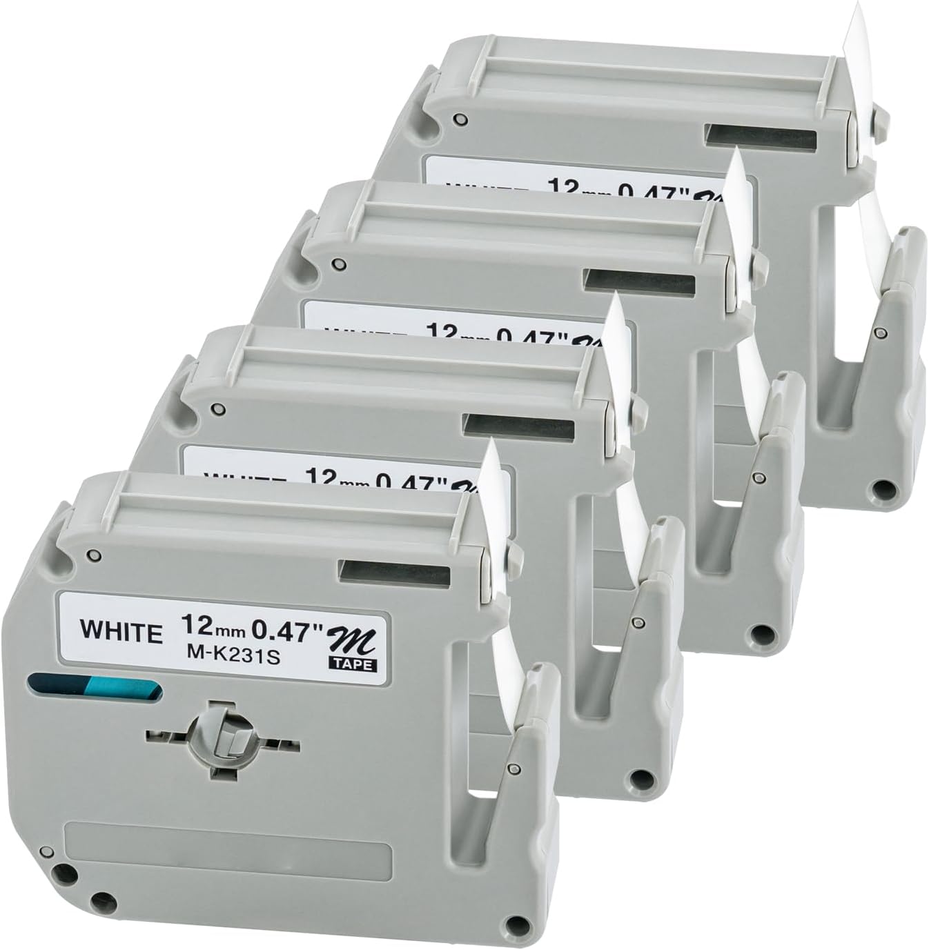 Amazon.com: MK-231 PT-M95 Label Tape Replacement for Brother M-K231s ...