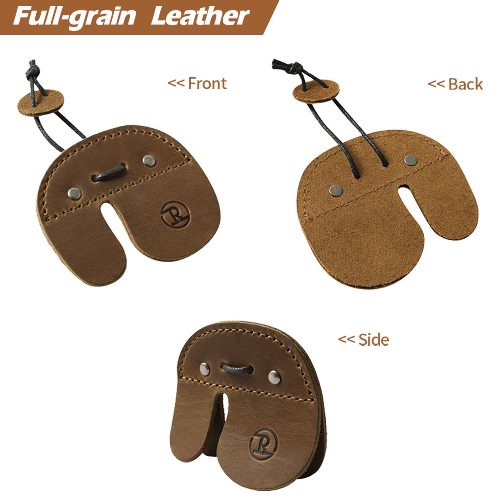 Snapklik.com : Leather Archery Finger Tabs,Handmade Archery Finger ...