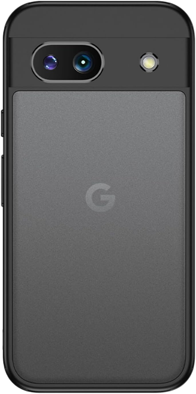 DailyObjects Case for Google Google Pixel 8a Black Frosted Slim Back ...