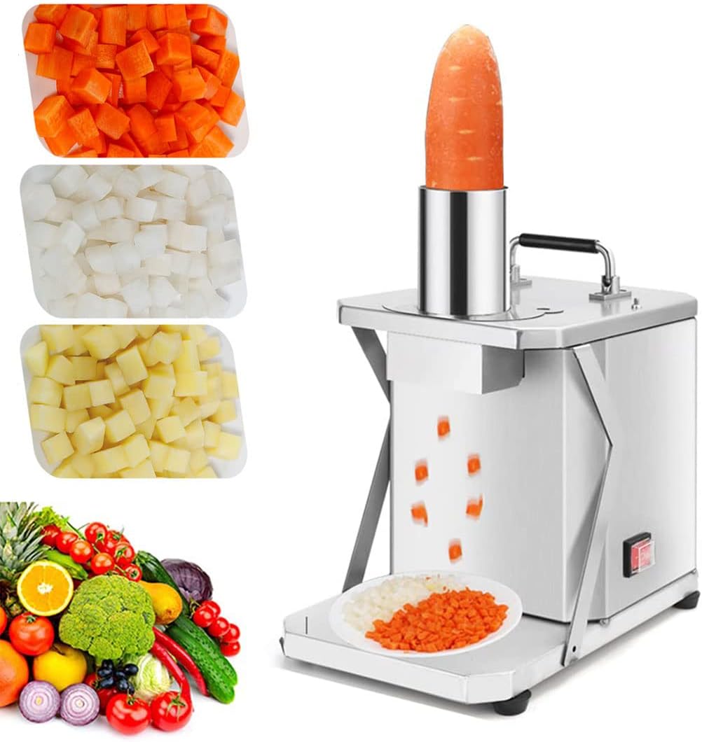 Commercial Machine,Electric Vegetable Dicer Commercial 200W Vegetable ...