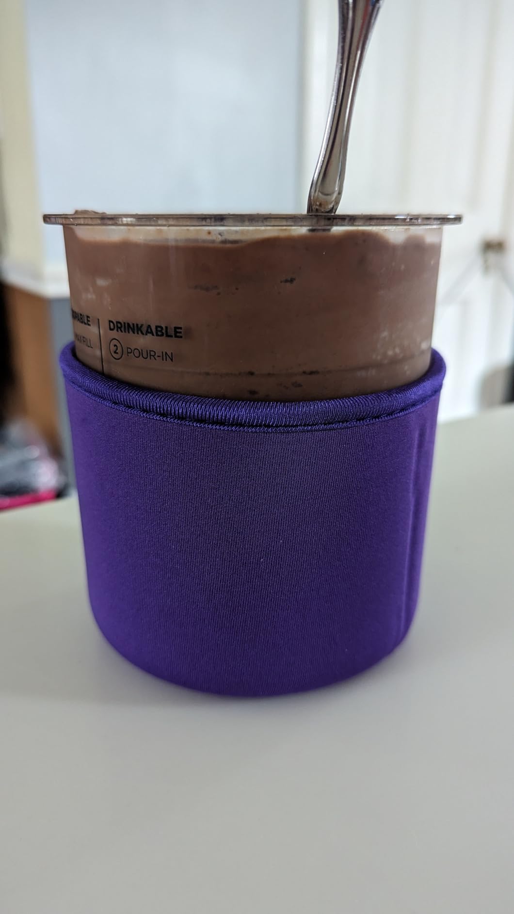 Amazon.com: Xumbtvs Reusable Ice Cream Sleeve, 4 Pcs Neoprene Insulated ...