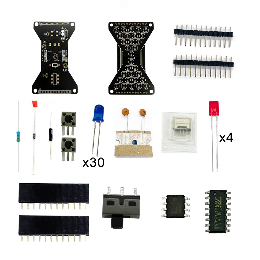 Snapklik.com : Solder Practice Kit Electronic Hourglass Led DIY Kits ...