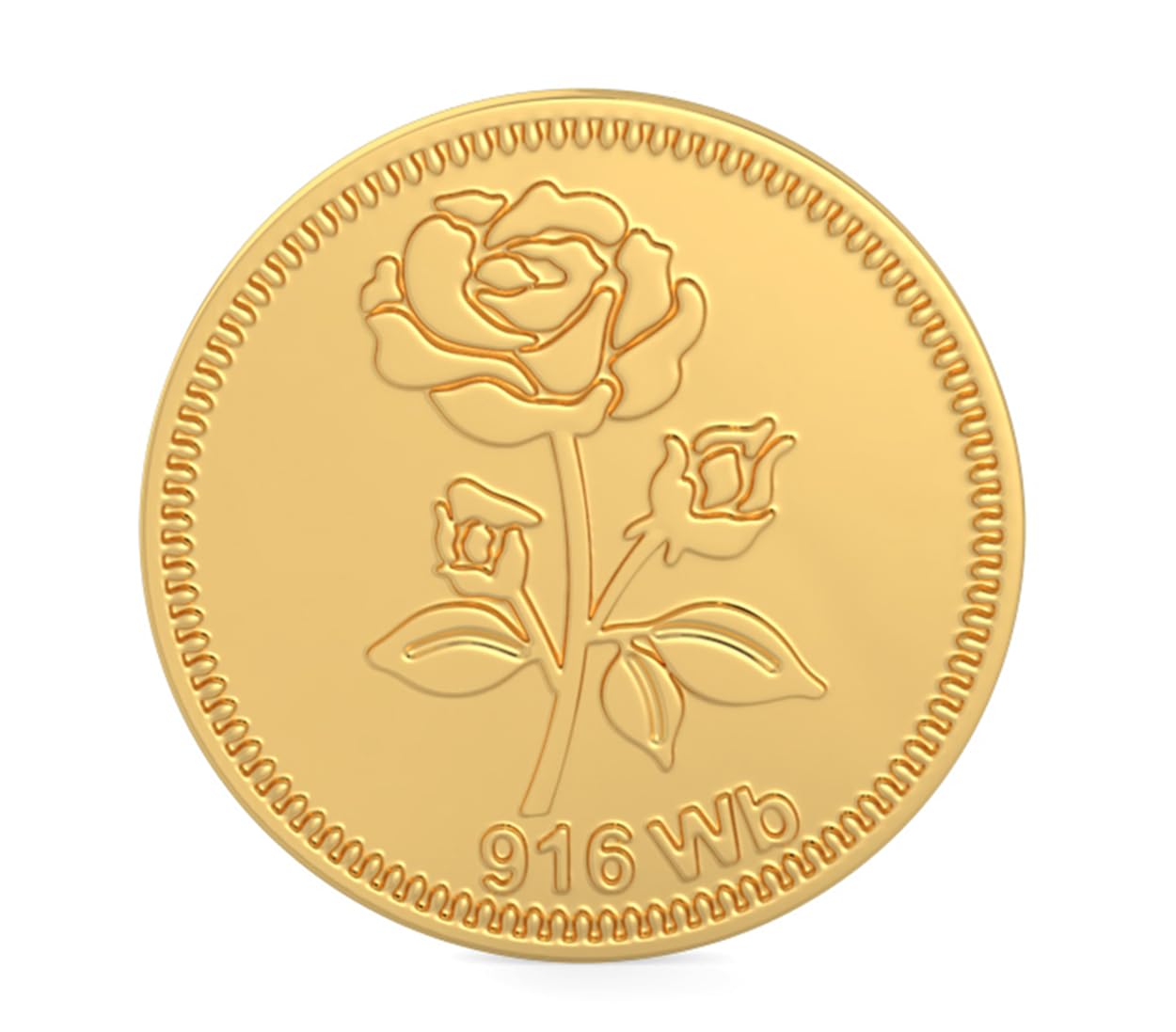 Buy Jos Alukkas 22Kt (916) Gold Coin 1 Grams at Amazon.in