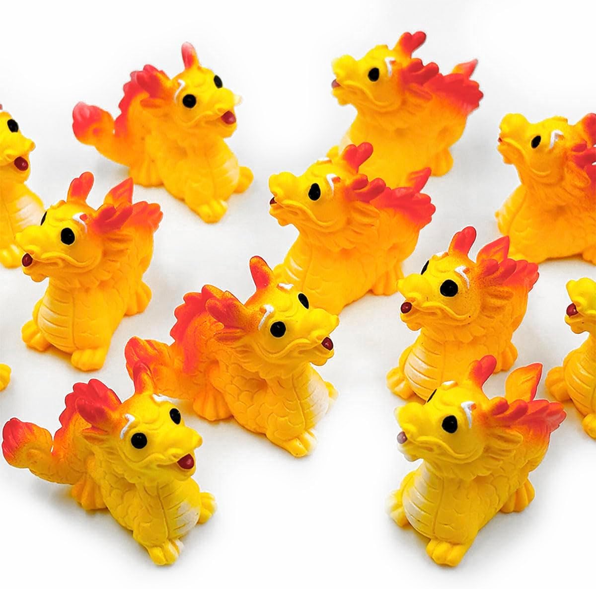 Amazon.com : Miniature Dragon Figurines - 30Pcs Resin Mini Dragon Model ...