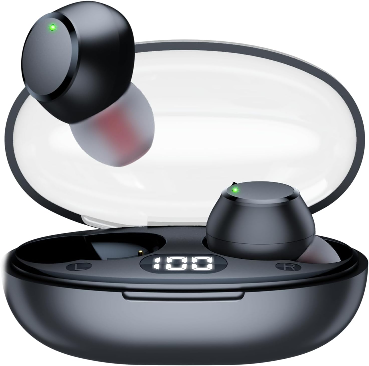 Amazon.com: PocBuds Wireless Earbuds with LED Power Display – Bluetooth ...