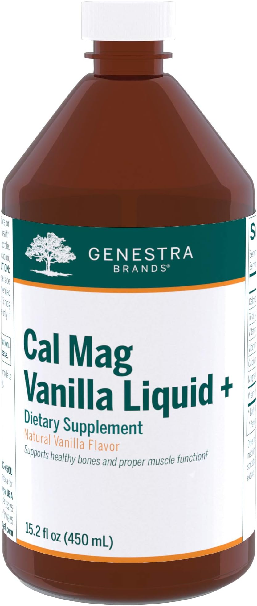 Amazon.com: Genestra Brands Cal Mag Vanilla Liquid + | Calcium ...