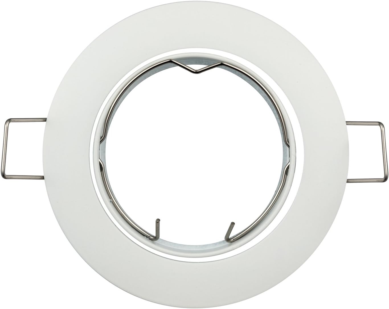 JOYINLED Pack of 10 Recessed Lighting Frame GU5.3 MR16 Fitting Frost ...