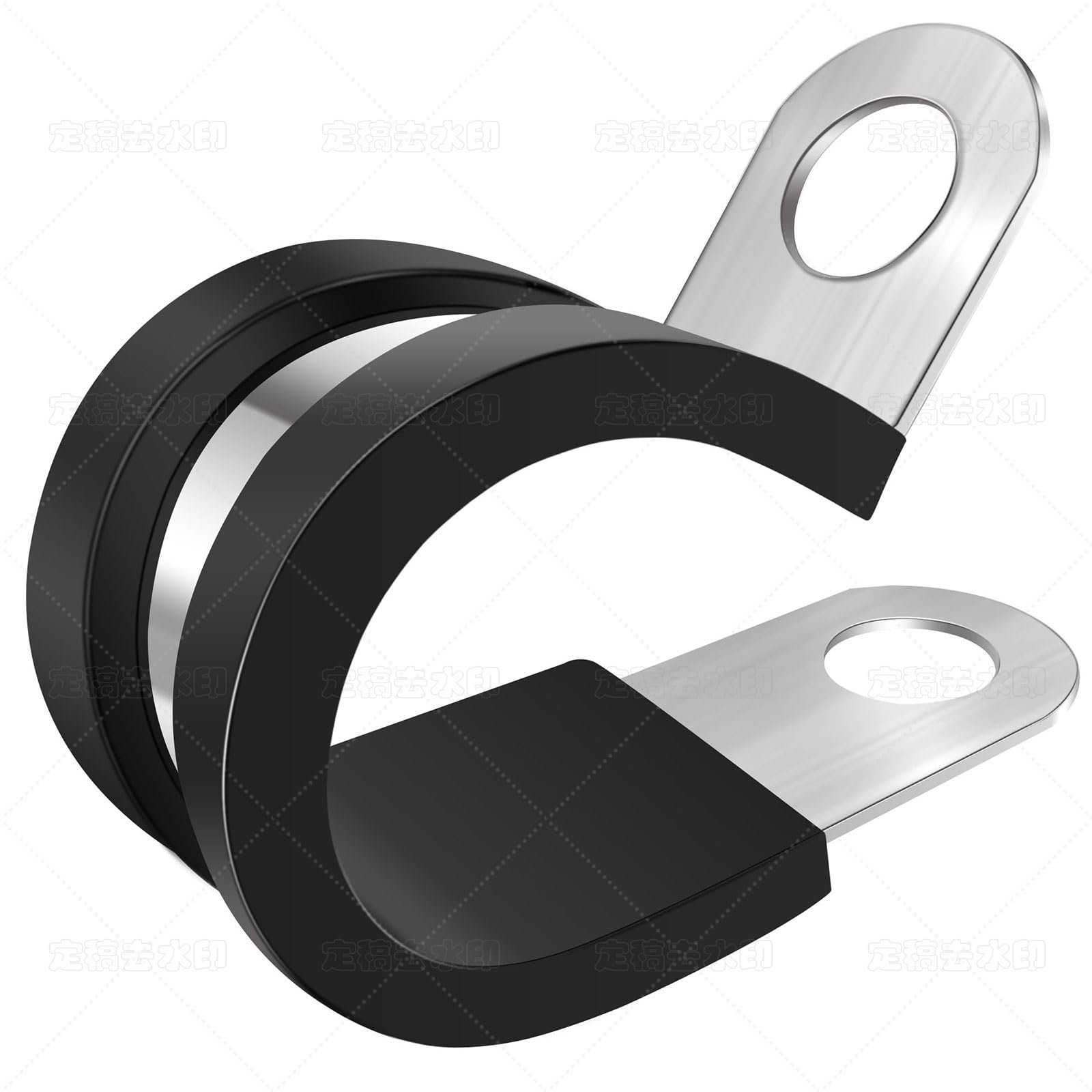 GHGVOLB 20 Pack 1/2 Inch Pipe Clamps - Professional 304 Stainless Steel ...