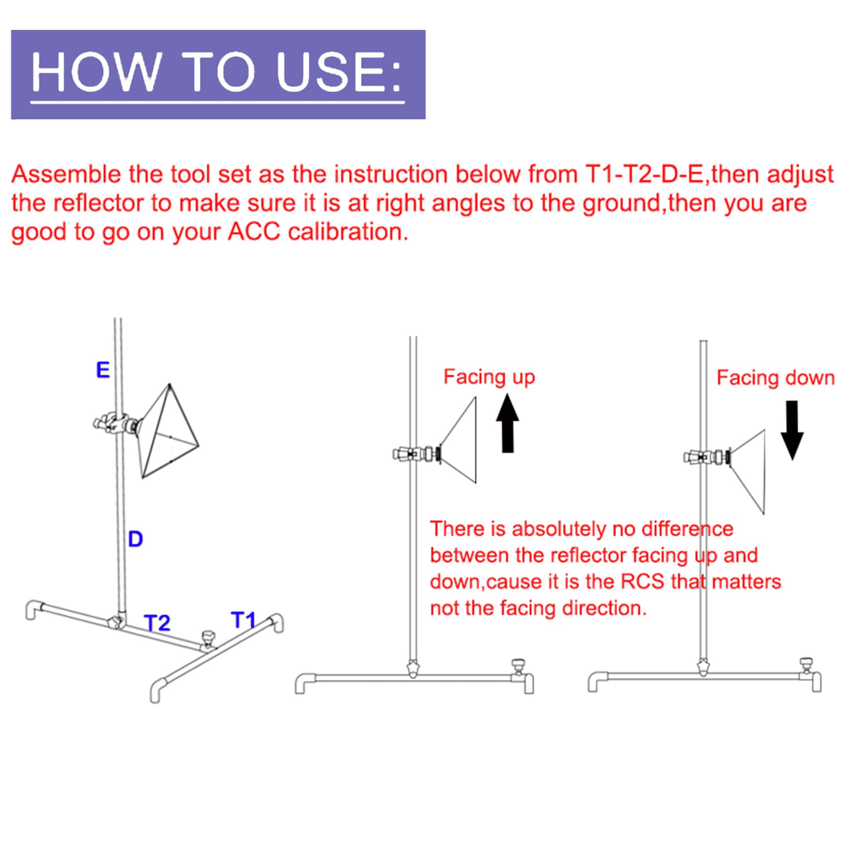 Snapklik.com : ANGSO-AUTO ADAS Calibration Tool Include Stand Marked
