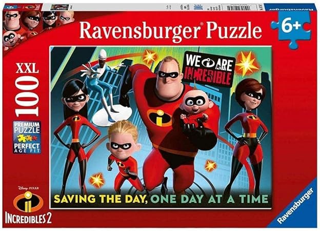 Amazon.com: Ravensburger Disney Incredibles 2-100 Piece Puzzle, 19.5" x ...