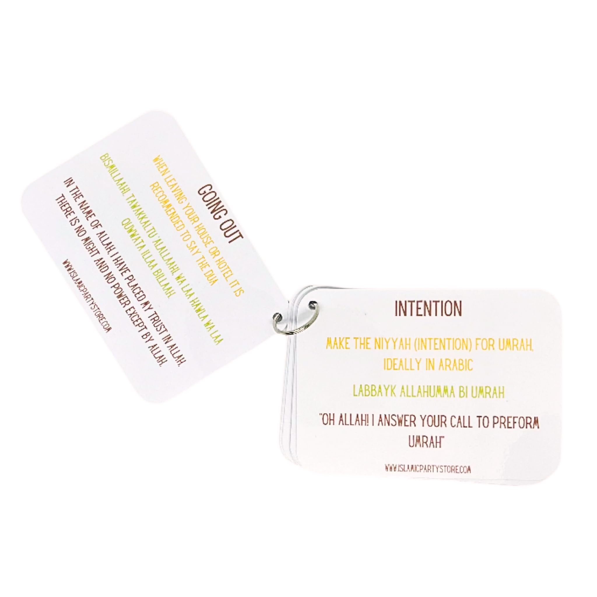 Umrah Dua Cards, Umrah Gift, Umrah Prayers and Supplications, Umrah ...