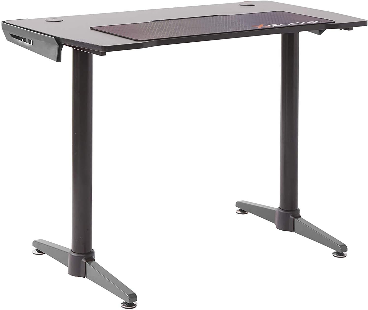 X Rocker Panther Gaming Desk with FREE Mousepad Included, Metal ...