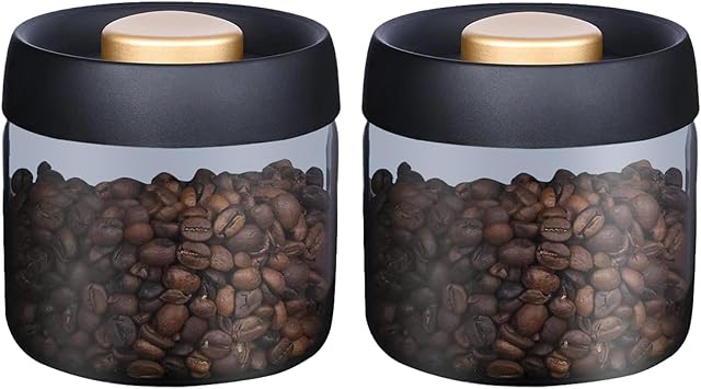 Amazon.com: LOEZ Coffee Bean Storage Container Airtight, Lid Sealed ...