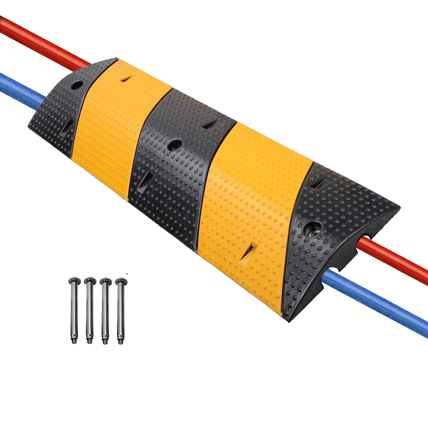 Nisorpa 40" Rubber Speed Bumps 22000Lbs Load Heavy Duty Modular ...