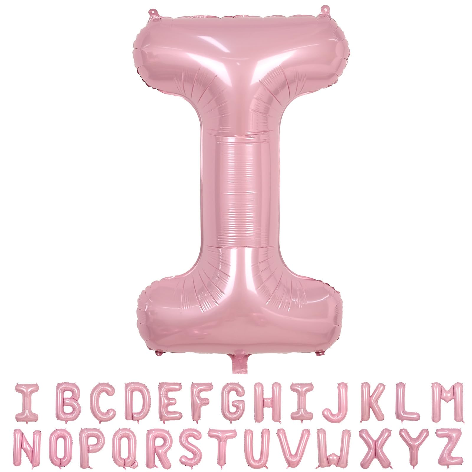 Amazon.com: 40 Inch Pink Letter Balloons, Large I Letter Balloons Foil ...