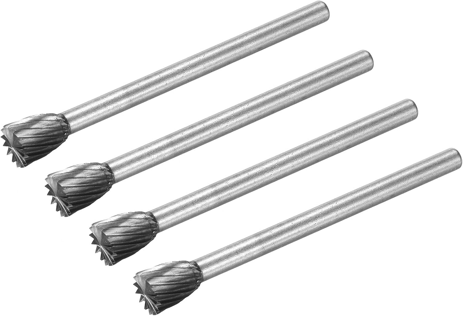 Amazon.com: uxcell Tungsten Carbide Rotary Files 1/8" Shank, Single Cut ...
