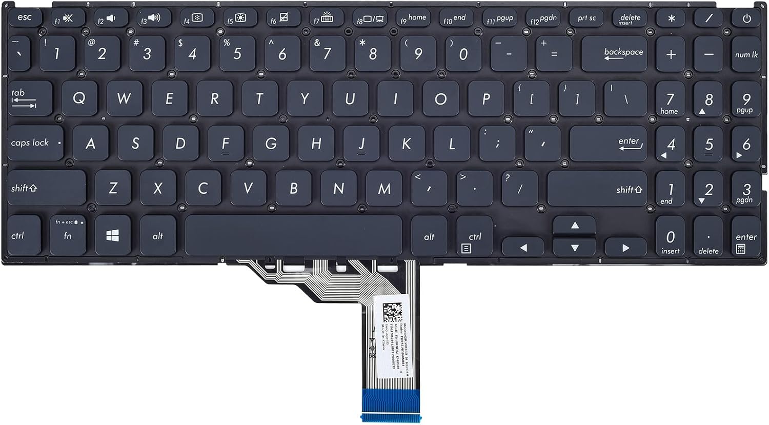 Amazon.com: Replacement Keyboard for Asus Vivobook 15 X512 X512DA ...