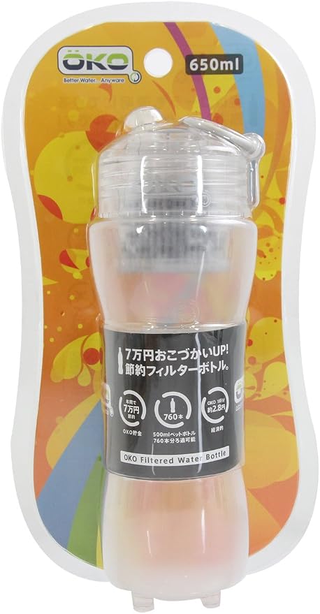 Amazon.com: OKO (Oko) Filtration Water Bottle 650ml bottle with ...