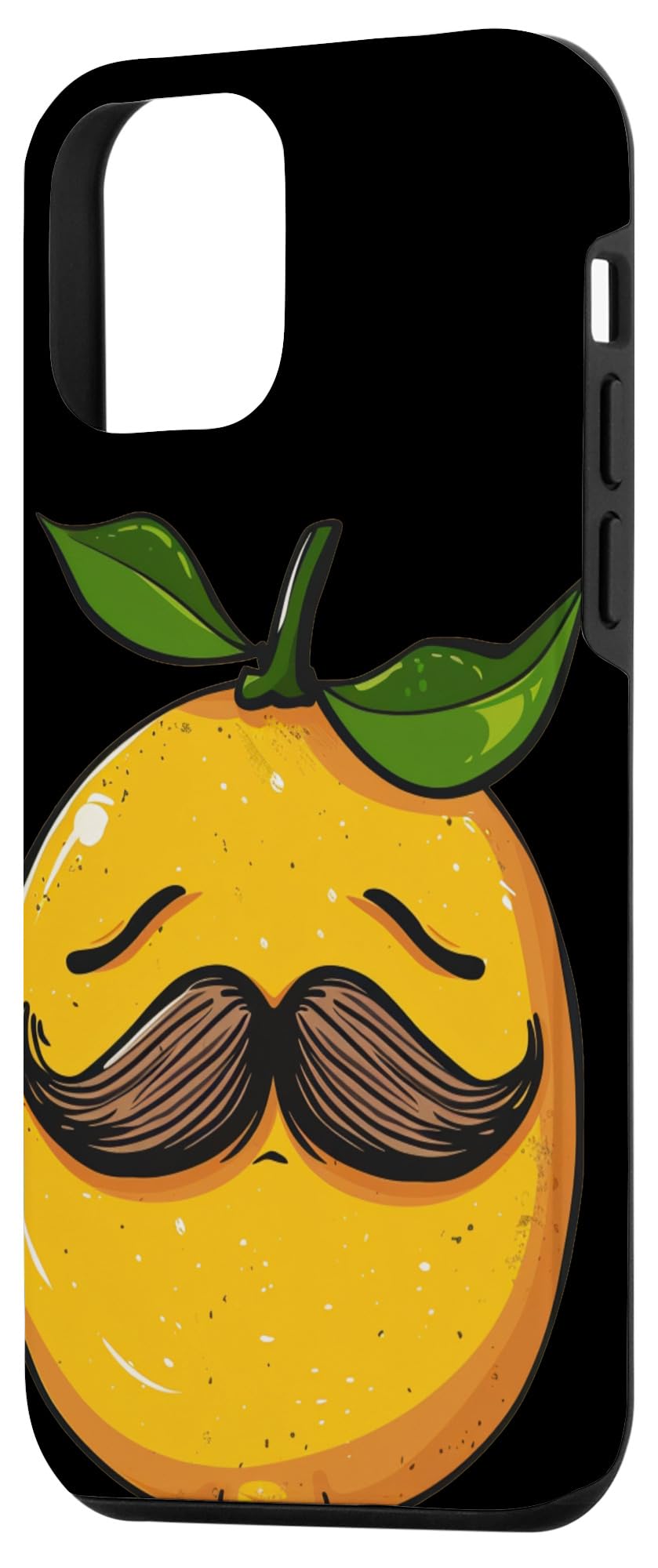 iPhone 12 mini Cool Lemon Mustache Beard for Orange and Fruits Fans ...