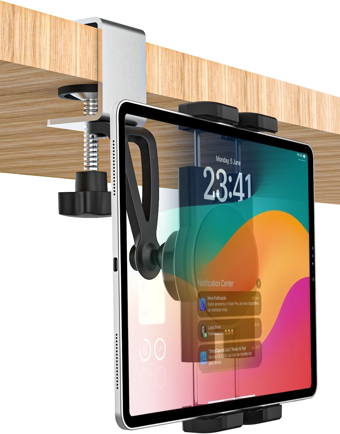 Amazon.com: GDZN Kitchen Cabinet Tablet Holder, [C-Shaped Metal Clamp ...