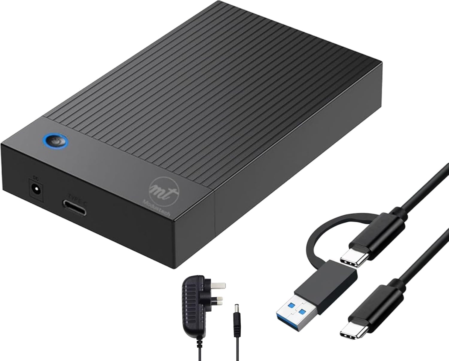 ModusTech External (DESKTOP) Hard Drive 3TB USB 3.0 & Type-C 3.0 - High ...