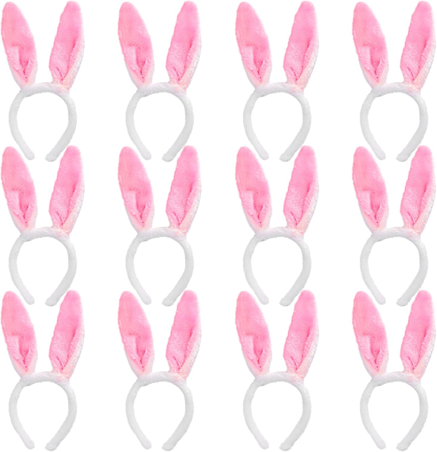 Amazon.com: Max Fun 12PCS Easter Bunny Ears Headbands Plush Easter ...