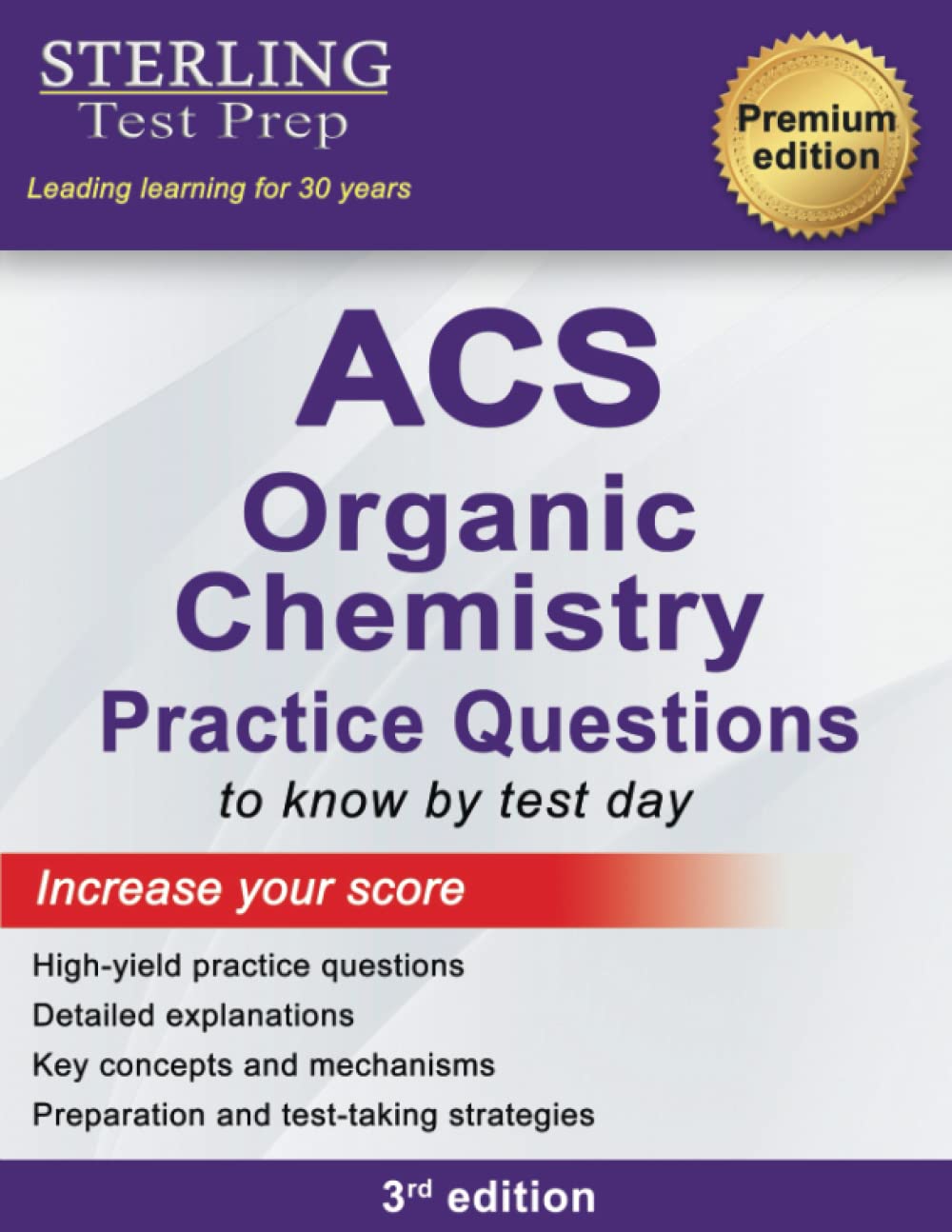 ACS Organic Chemistry: High Yield Practice Questions, ACS Examination ...