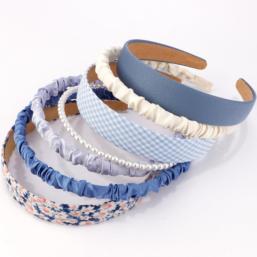 Amazon.com : AHONEY 7 Pack Headbands for Girls Women Headbands Trendy ...