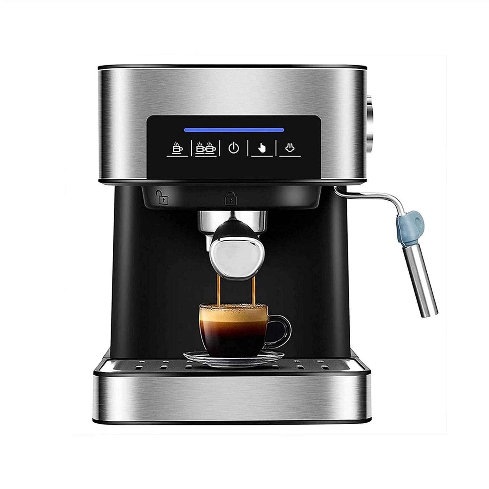 Buy BKWJ 1.5L Semi-Automatic Espresso Machines,Modern Simplicity Coffee ...