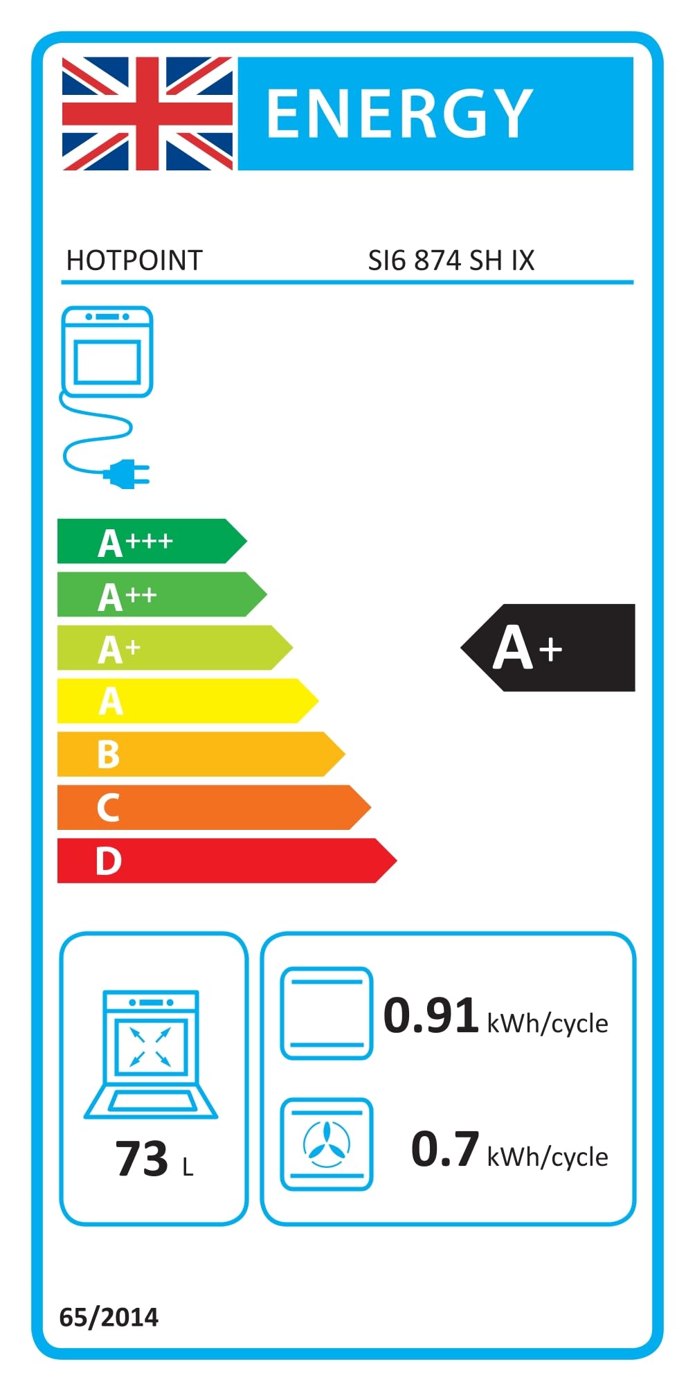 Hotpoint Class 6 MP676IXH Built In Combination Microwave Oven, 40L ...