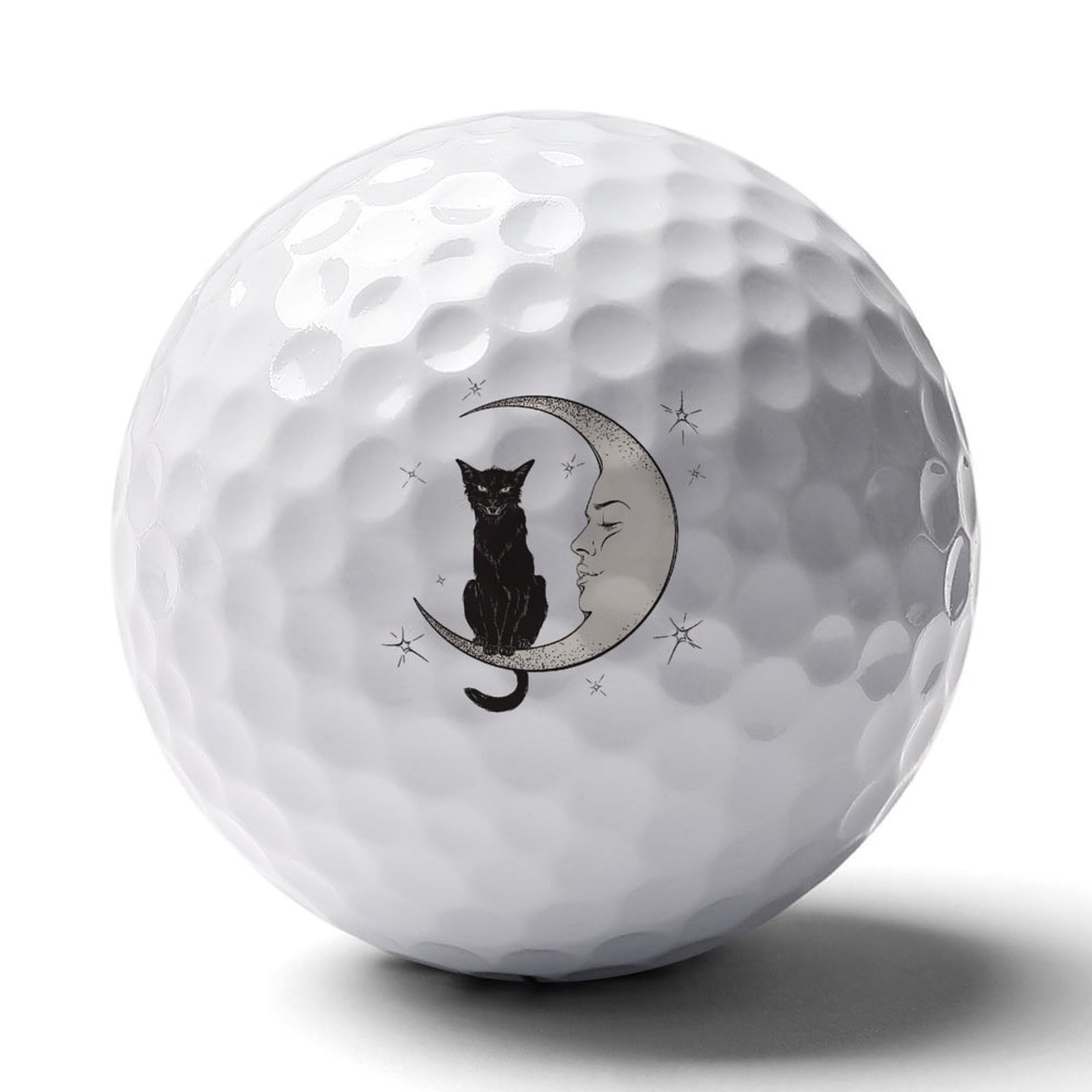 Golf Logos Black Cat