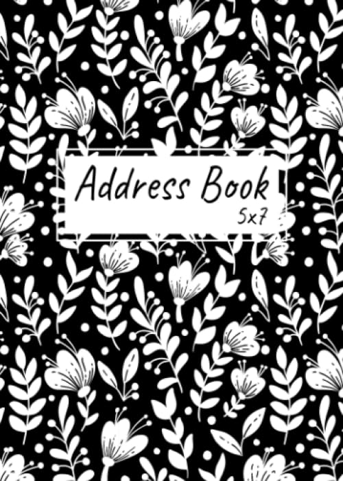 Address Book 5x7: Address Book Medium Size : A-Z Alphabet Index ...