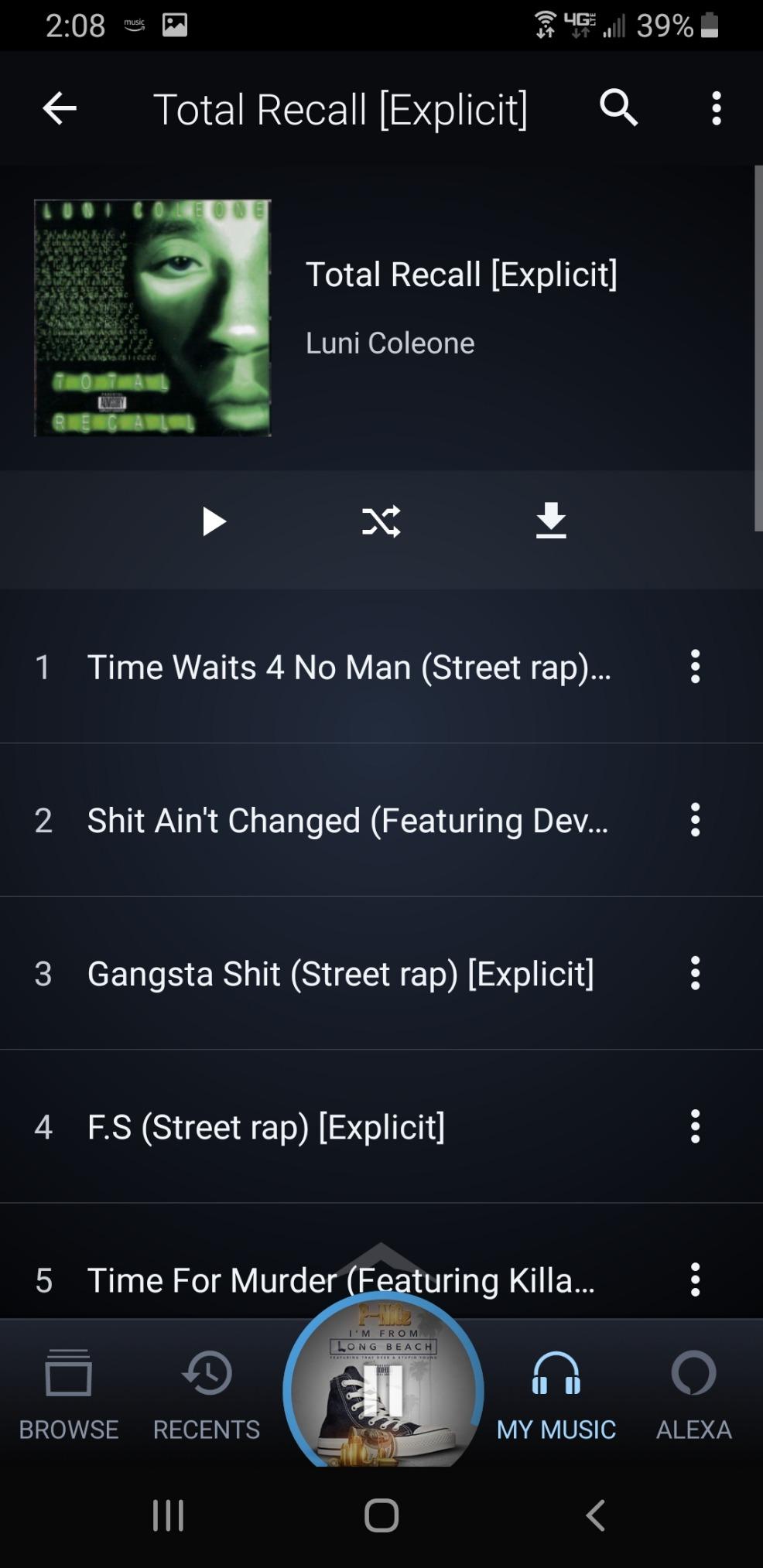 Lunasicc Aka Luni Coleone - Total Recall - Amazon.com Music