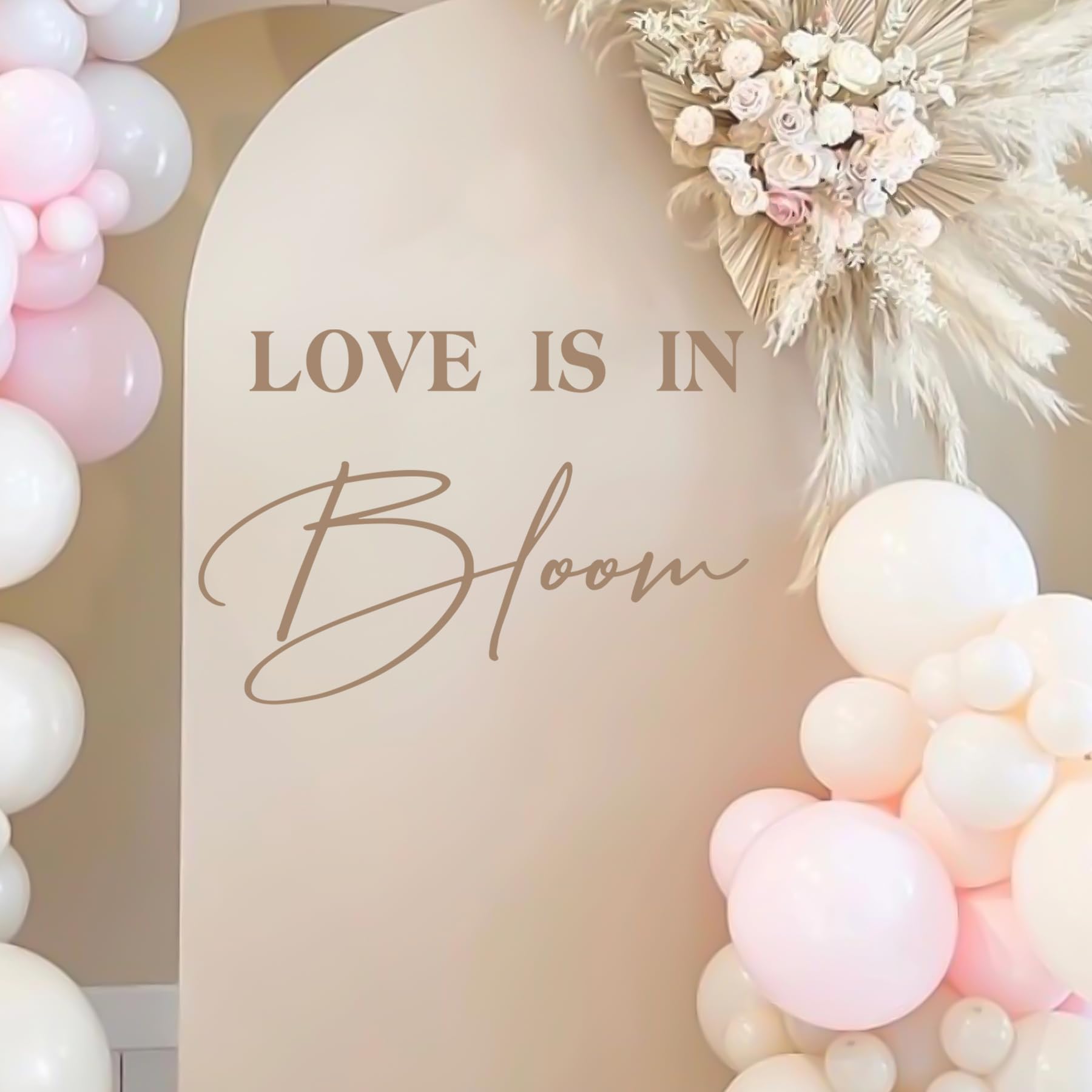 Amazon.com: Love is in Bloom Bridal Shower Decal Sign - Love is in ...