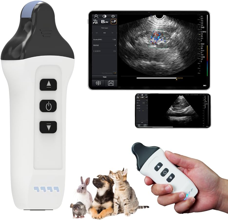 Amazon.com: Wireless Color Doppler Ultrasound Machine 6.0MHZ Micro ...
