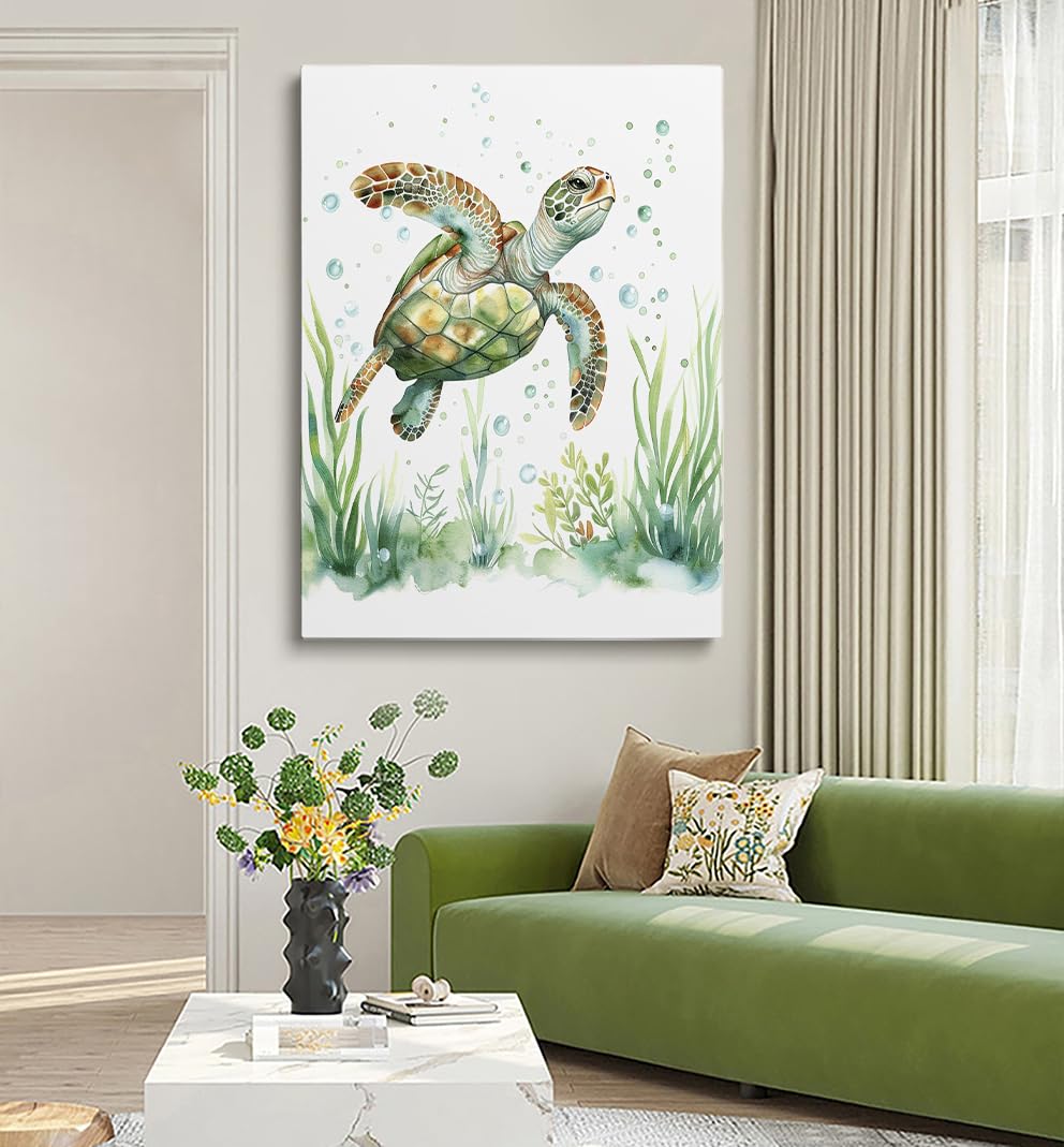 Minimalism Art Turtle Realistic Minimalist Sea Turtle Line