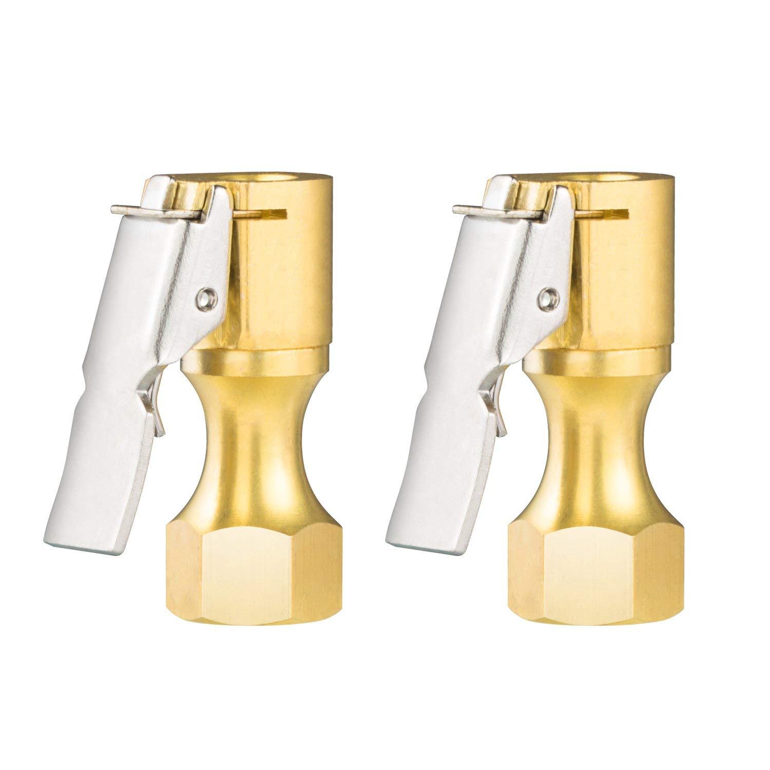 AstroAI 2 Pack Air Chuck, Heavy Duty Closed Flow Lock on Tire Chuck