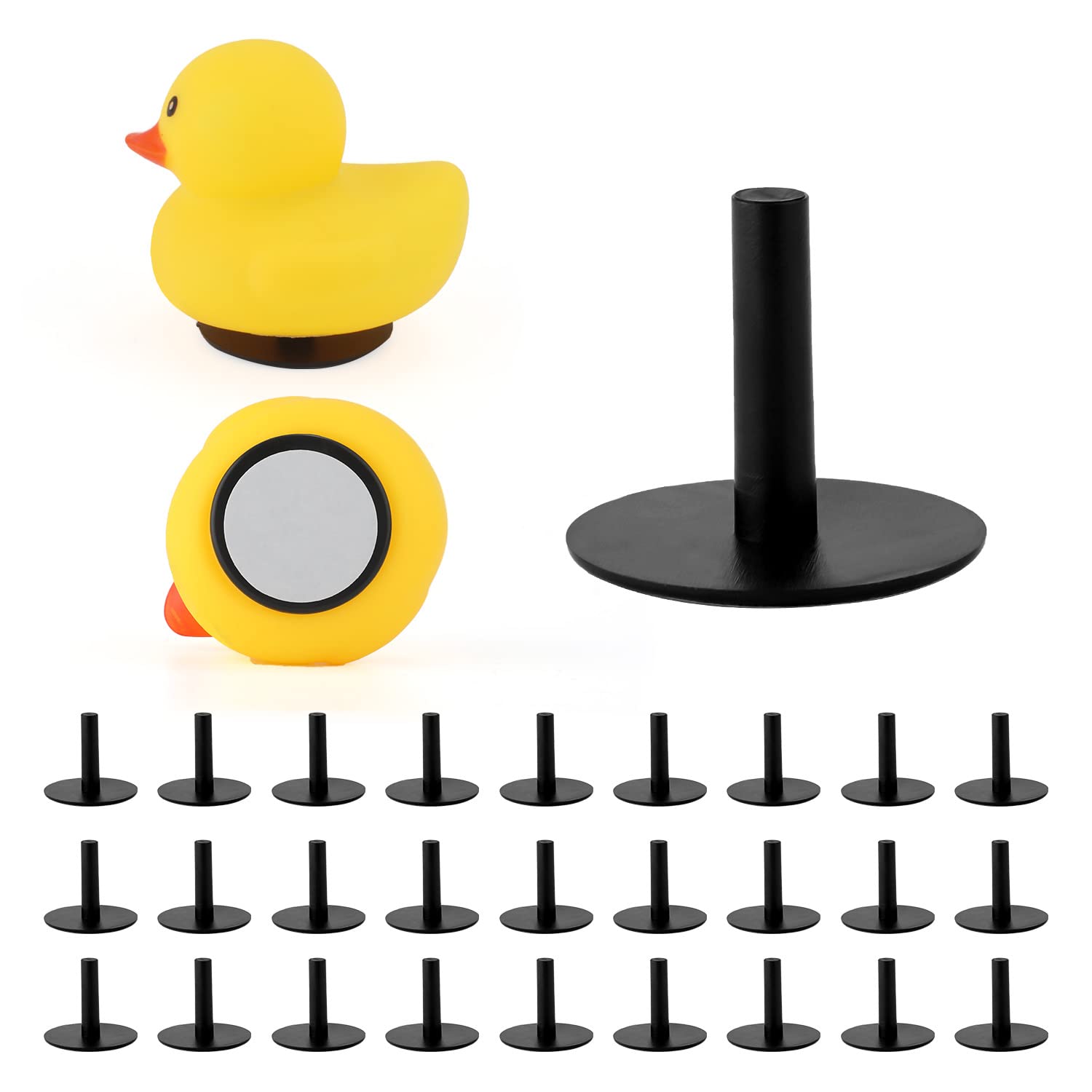 Amazon.com: TOYMIS 30pcs Rubber Duck Plug, Self-Adhesive Rubber Duck ...