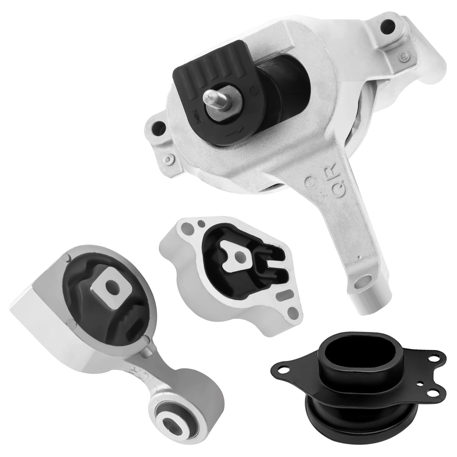 Endxedo Kit de 4 soportes para motor y transmisión de motor para Nissan ...