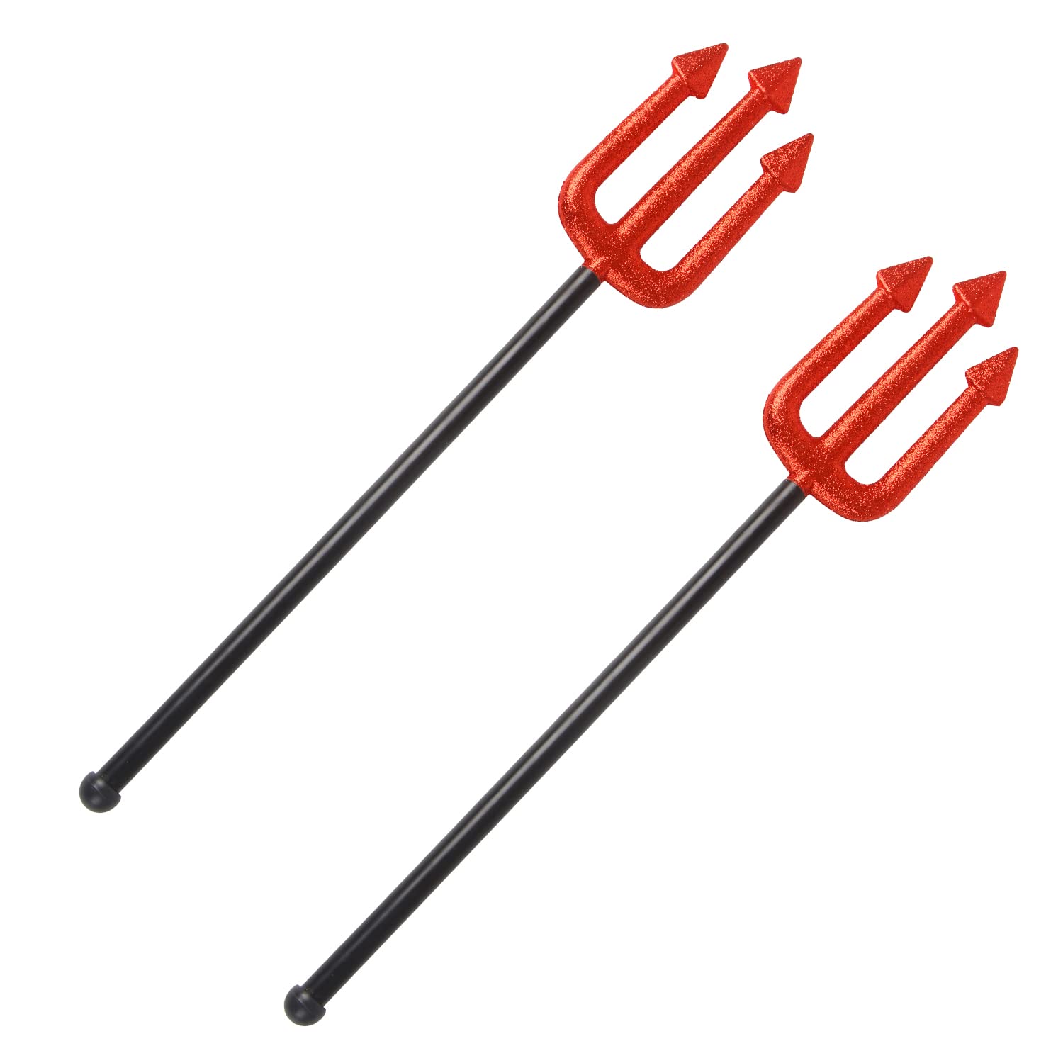 VEYLIN Halloween Devil's Fork, 2 Pack Plastic Devil Trident for Kids ...