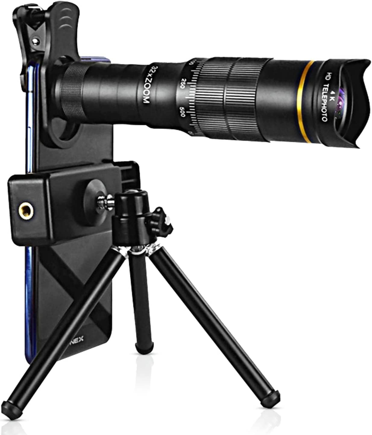 Drumstone Mini DSLR 4K 32x HD Zoom Mobile Phone Monocular Scope ...