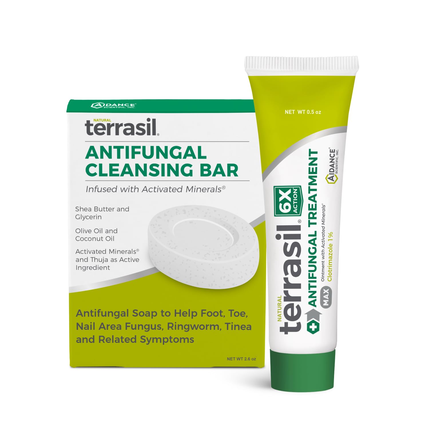 Buy Terrasil Antifungal Cream + Antifungal Soap 2-Product Kit ...