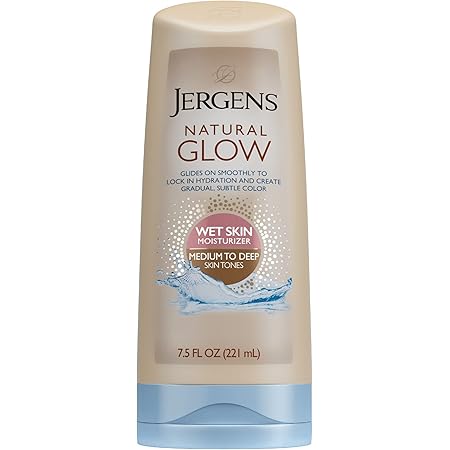 Amazon.com: Jergens Natural Glow Self Tanner Face Moisturizer, SPF 20 ...