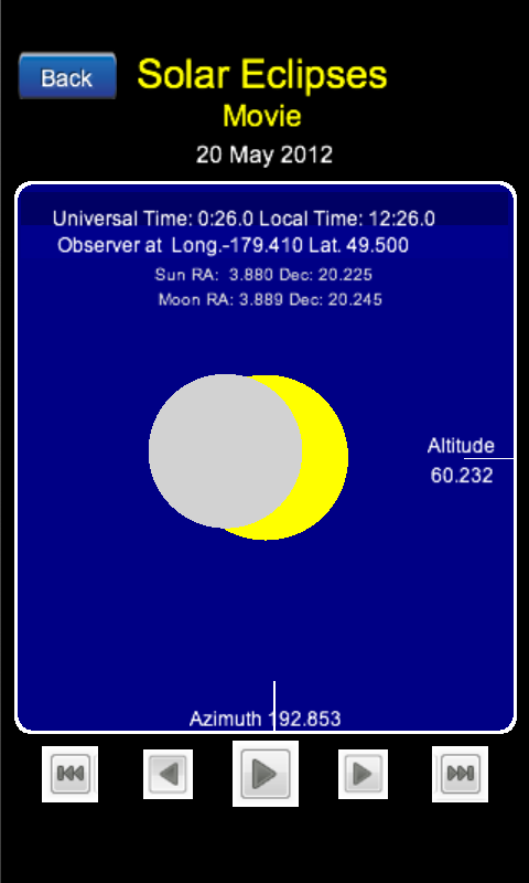 Solar Eclipses - App on Amazon Appstore